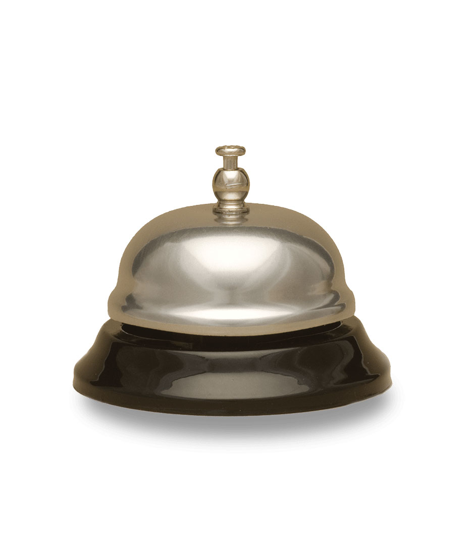 Bevin Bells Call Bell Chrome 4" | Backline Rental, Student Rental ...